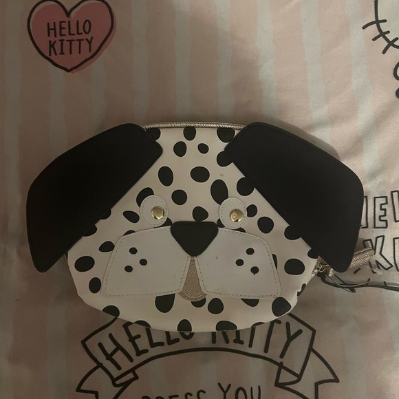 stella and max | Bags | Stella And Max Dalmatian Dog Cosmetic Bag ...